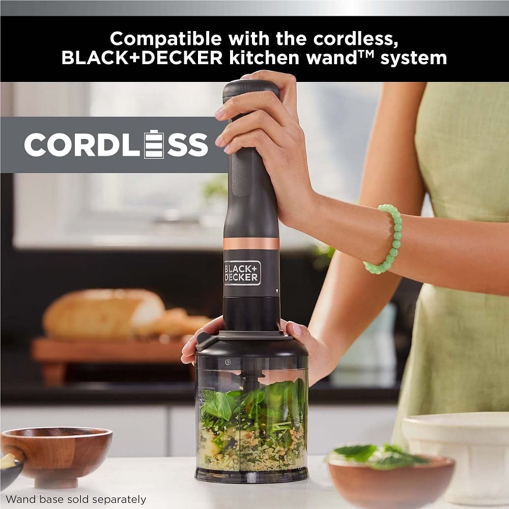 BLACK+DECKER Kitchen Wand Attachment Food Chopper (BCKM101FP)