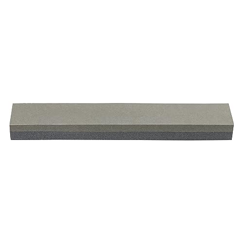 New Star Foodservice 36497 Combination Sharpening Stone Knife Sharpener, 12" x 2" x 1", Gray