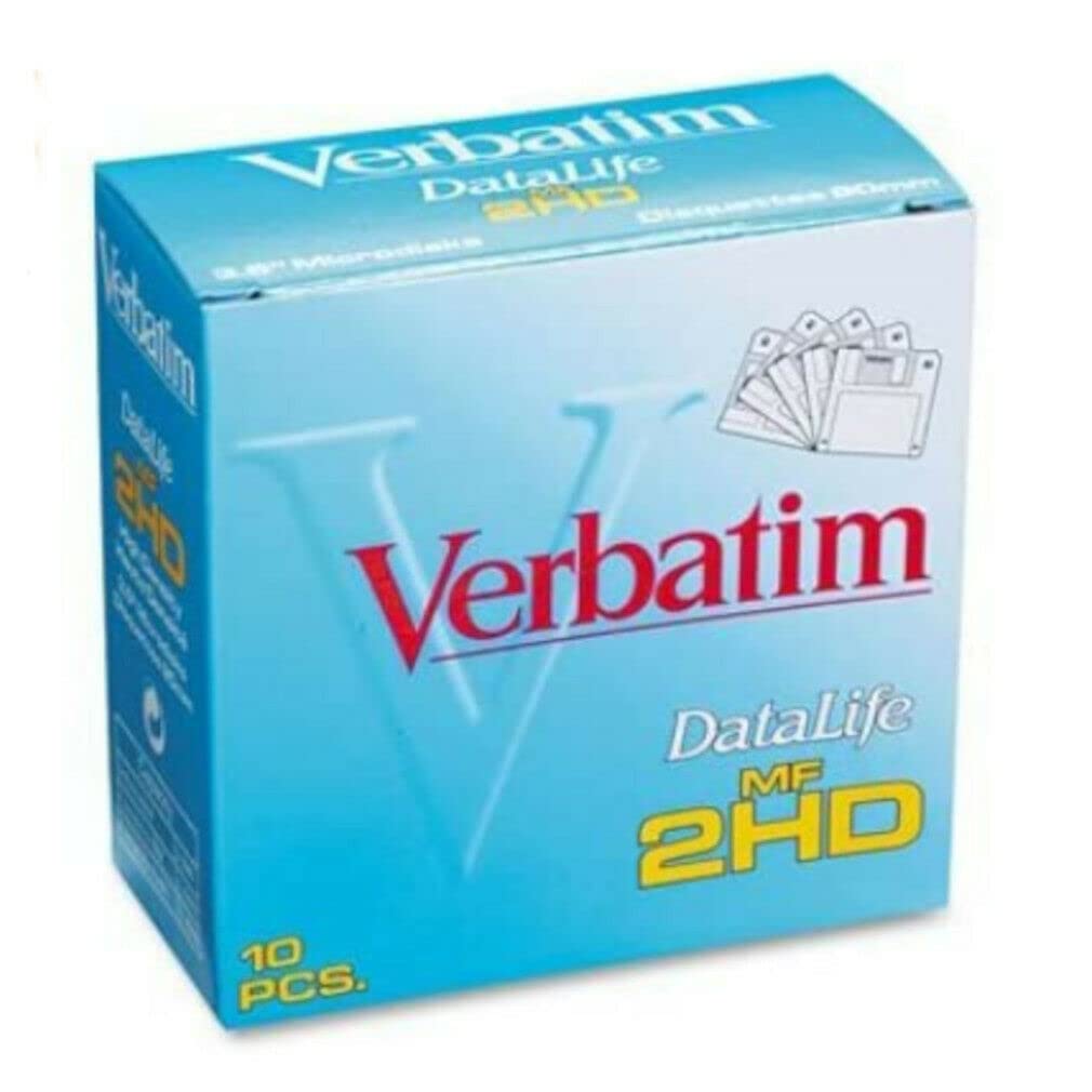 Verbatim DataLife High Density 3.5 inch Microdisks MF-2HD 10 Diskettes Per Pack