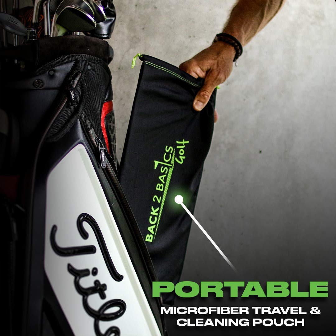 Back 2 Basics Golf | Universal Golf Putting Alignment Mirror | Golf Training Aids | Putt Like a Pro | Golf Training Equipment | For Outdoor Putting Green or Indoor Putting Mat | Golf Swing Trainer Aid