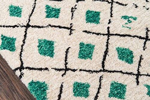 Novogratz by Momeni Bungalow Green Runner Area Rug 2'3" x 8'0"