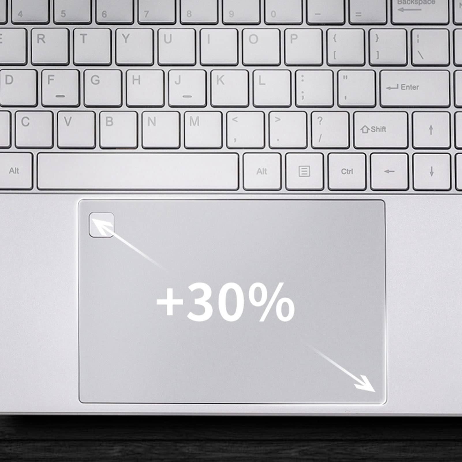 CHICIRIS Laptop Computer, Portable 15.6in Laptop 2K Resolution IPS Screen 16GB RAM for Home (16+128G US Plug)