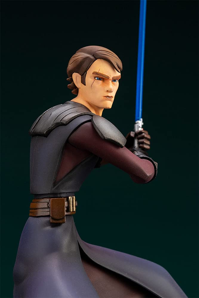 Kotobukiya Star Wars: The Clone Wars: Anakin Skywalker ArtFX+ Statue, Multicolor