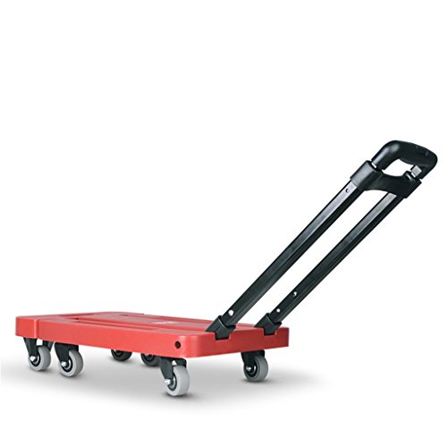BJL-Hang Truck Trolley Van Mini Trailer Hand Truck Small Cart Pull The Truck Folding Portable Trolley Household Microtake OYO (Color : D)