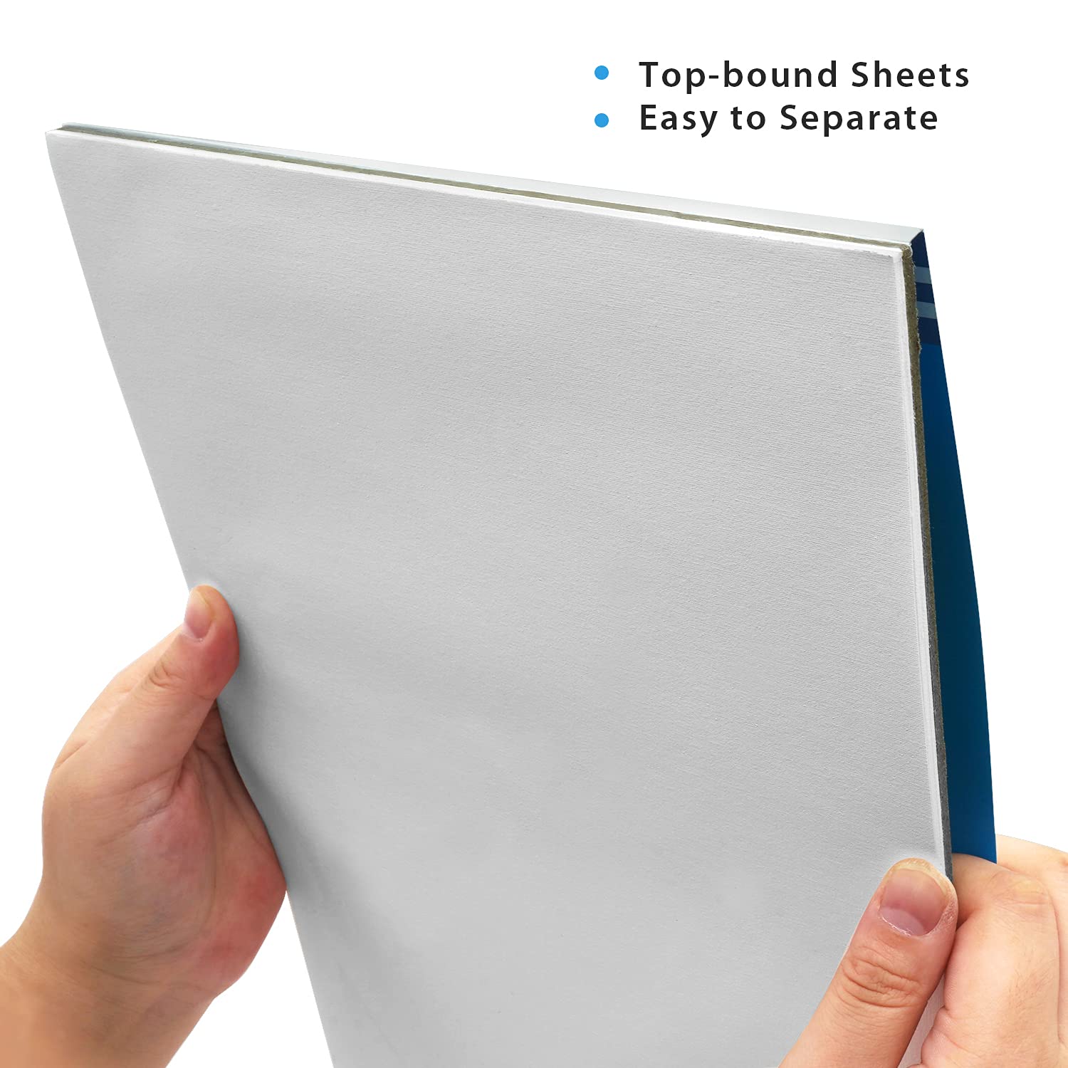 AUREUO Watercolor Canvas Pad - 12x16 Inch, 10 Sheets, 1 Pack - 270g, 100% Cotton White Blank Canvas for Watercolor Painting