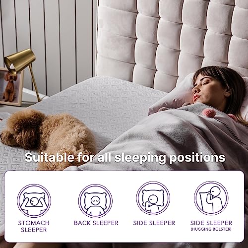 NapQueen 6 Inch Twin-XL Size Mattress, Cooling Gel Memory Foam Mattress, Bed in a Box