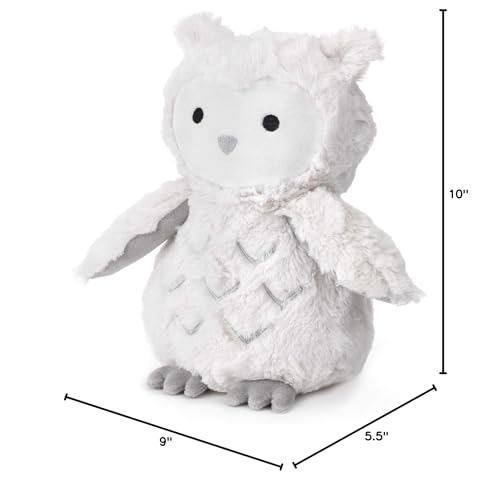 Lambs & Ivy Luna White/Gray Plush Owl Stuffed Animal - Luna (740043O)