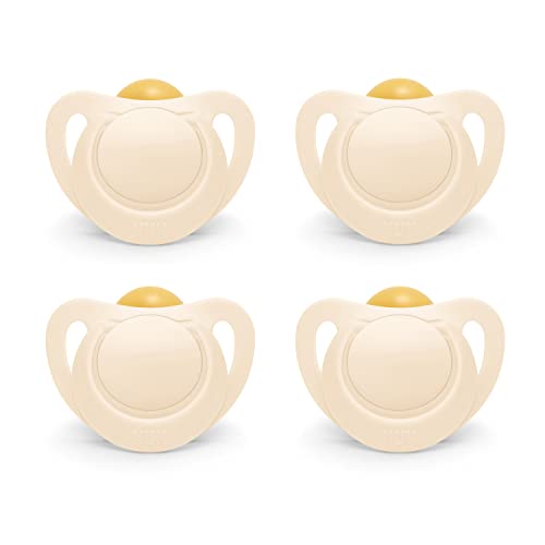 NUK for Nature™ Natural Rubber Pacifier, 4-Pack, Neutral, 0-6M