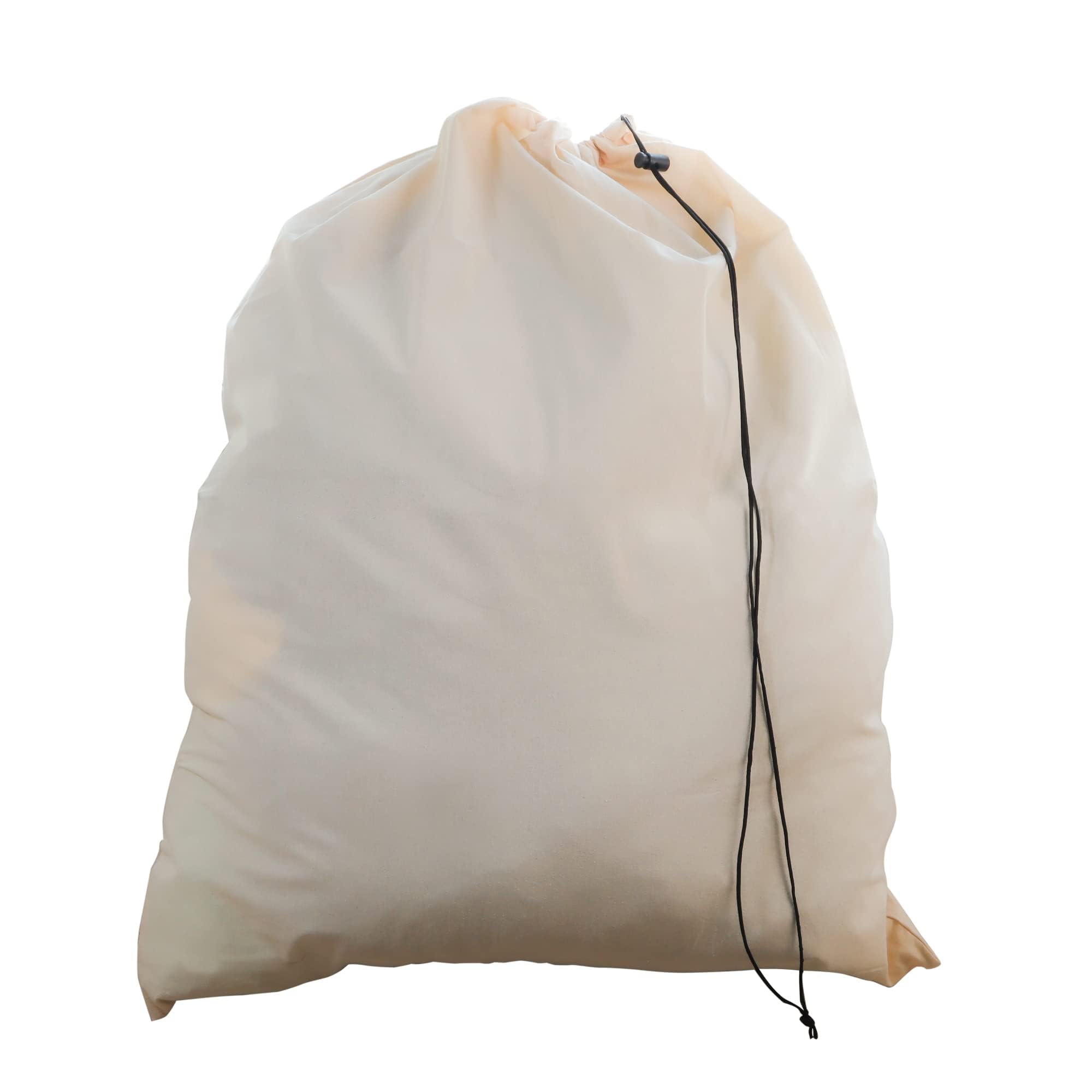 Gratico Laundry Bags 4 Pack Extra Large Laundry Bags Canvas Heavy Duty Laundry Bags Natural Cotton Multi Use Size 28''x 36'' Laundry Bags