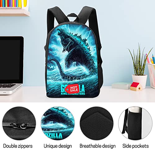 Backpack School Backpack Fashion Hiking Laptop Backpack with Lunch Box Pencil Case 3Pcs Set for Boys Girls Adult