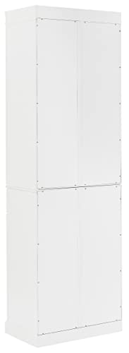 Crosley Furniture Stanton Glass Door Pantry, White