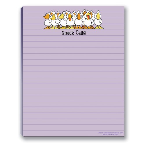 Stonehouse Collection Four Funny Notepad Assorted Pack - Great Gift Set - 4.25 x 5.5in - 50 Sheets Per Pad
