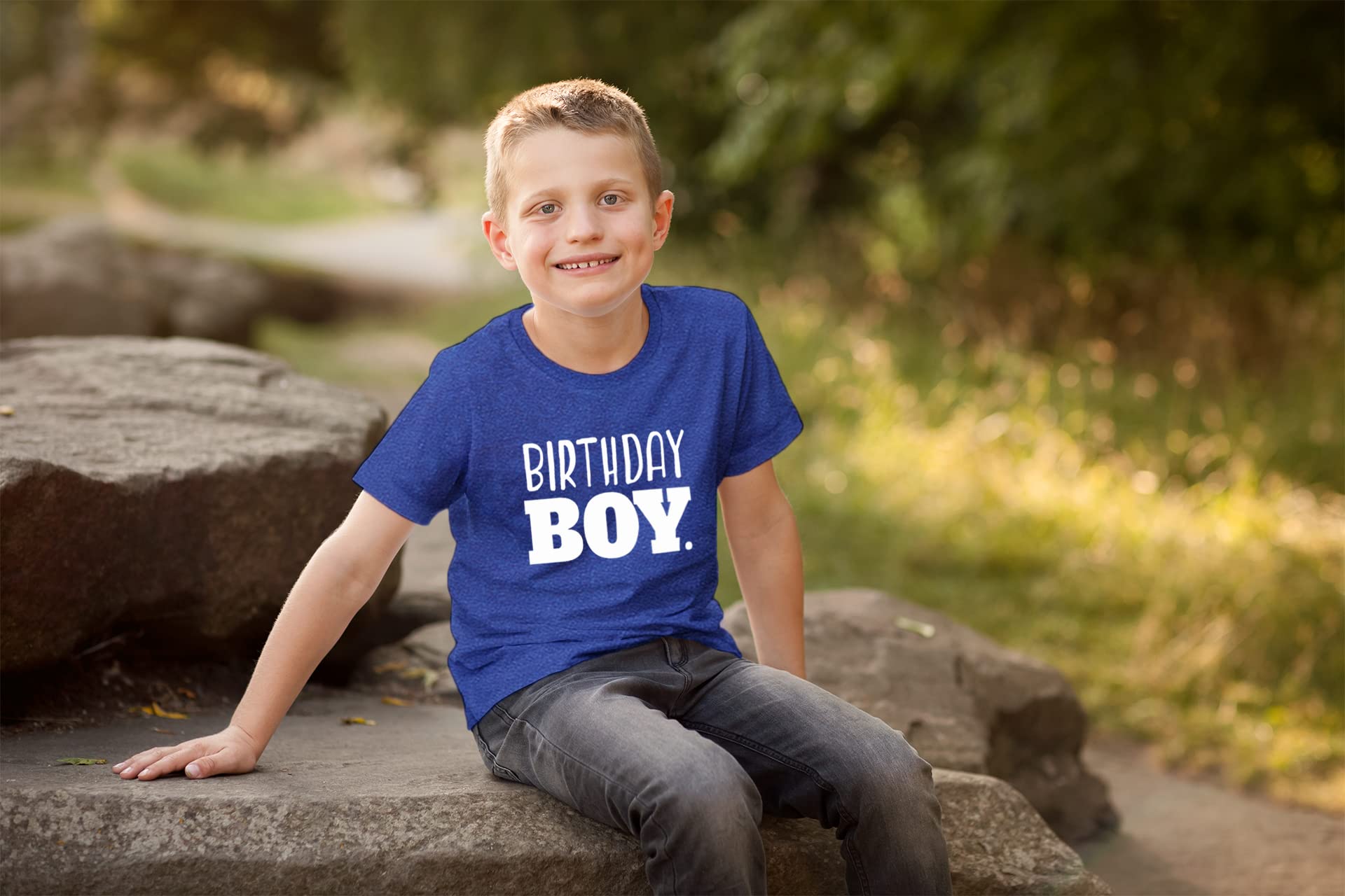 Birthday boy Shirt Toddler Boys Outfit First Happy 2t 3t 4 Year Old 5 Kids 6th (Charcoal Blue, 12 Months)