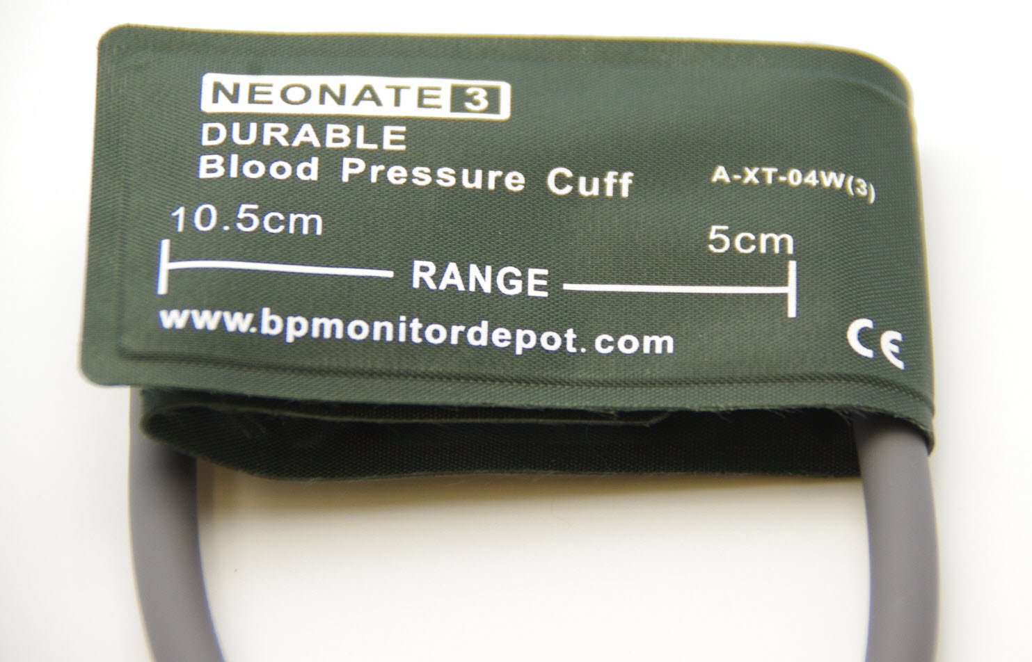 Durable Reusable Neonate Blood Pressure Cuffs Availabe in 4 Size , Also Good for Veterinary Use (Size 3 (5-10.5cm) (2.0-4.1 inch)S)