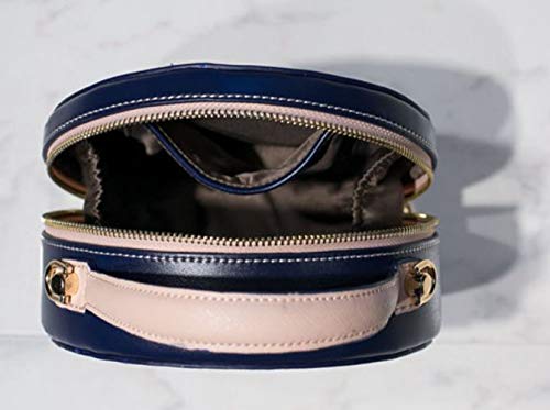 Nite closet Lolita Purses Crossbody for Women Small Handbag Cute Round Shoulder Bag (Navy)