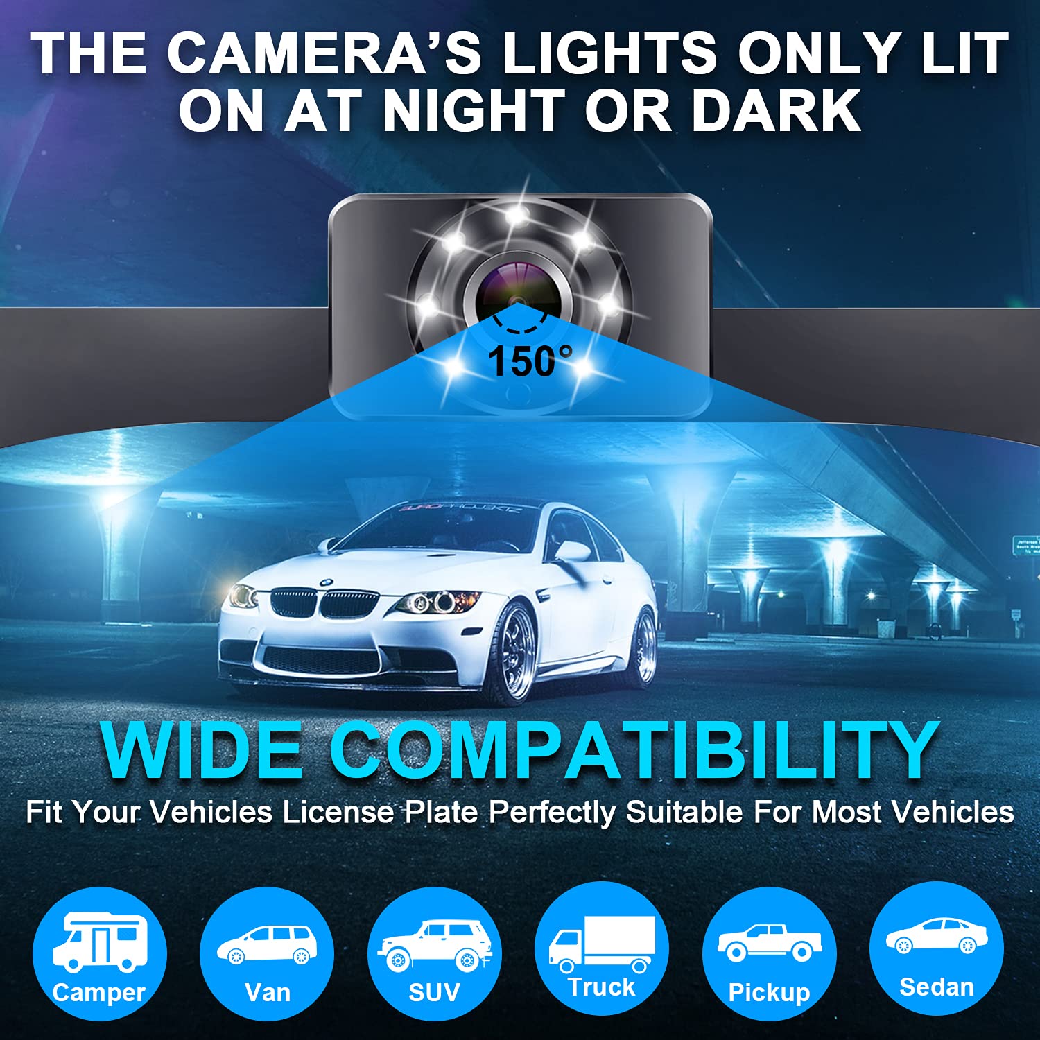 Backup Camera Car HD Rear View License Plate Back Up Reverse Cam Truck for Radio Stereo Night Vison Waterproof Yakry Y78