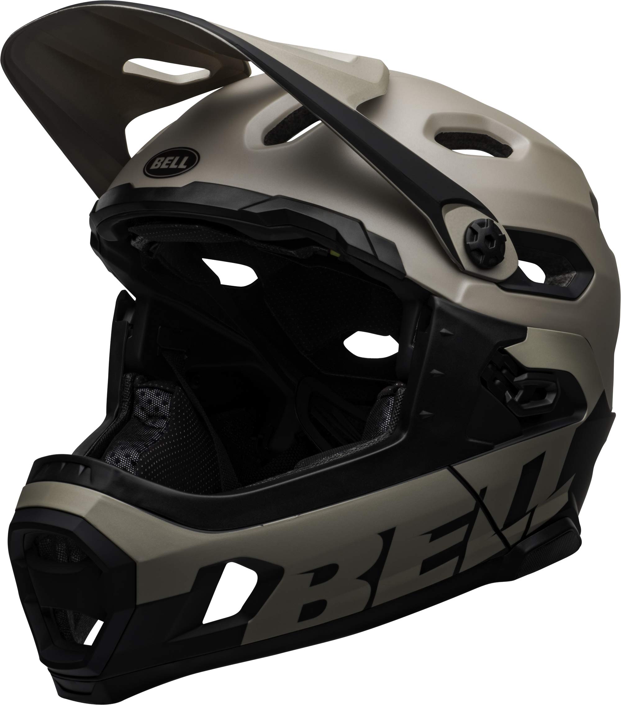 Bell Super DH MIPS Adult Mountain Bike Helmet - Matte/Gloss Sand/Black (2022), Large (58-62 cm)