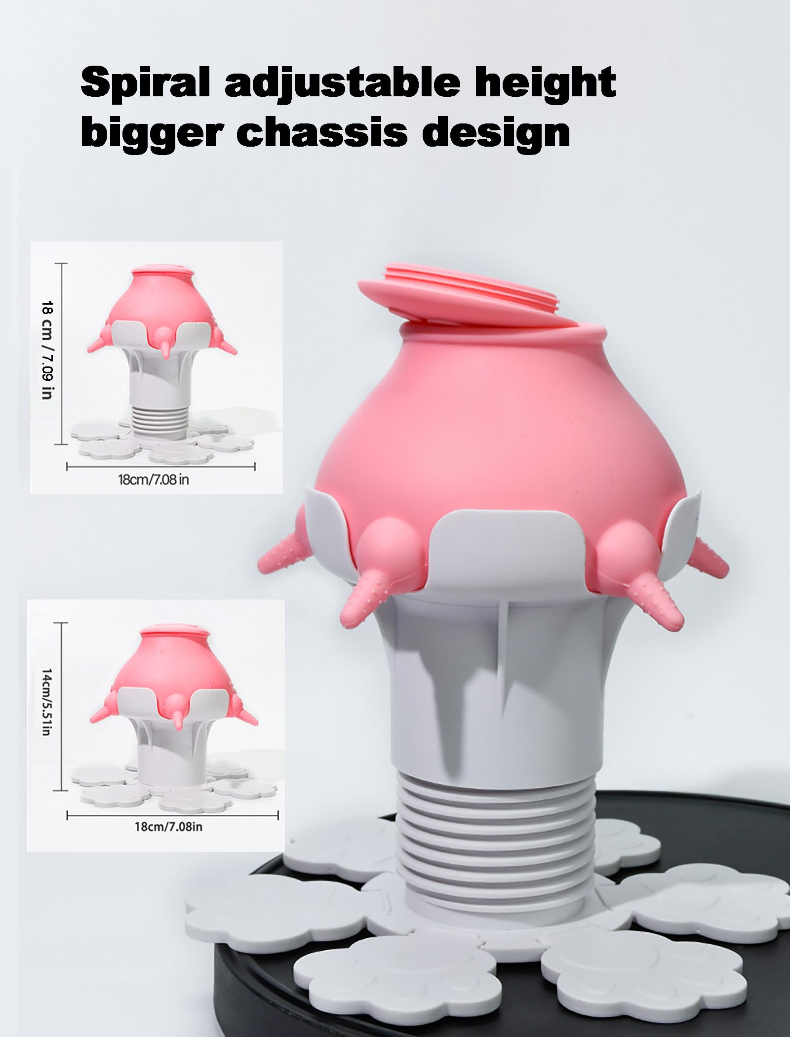 BOOMWAY MAR Puppy Feeders for Multiple Puppies[𝟮𝟬𝟮𝟯 𝗻𝗲𝘄 𝘂𝗽𝗴𝗿𝗮𝗱𝗲𝗱],Puppy Milk Feeders,Kitten Milk Feeder Station,300ml Puppy Bottles for Nursing with Adjustable Height,Pet Feeders