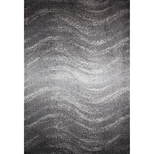nuLOOM Julene Abstract Waves Area Rug, 5' x 8', Grey