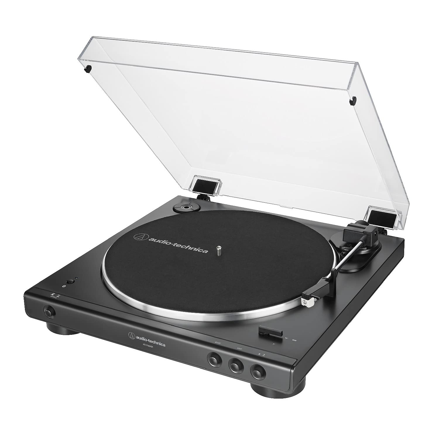 Audio-Technica AT-LP60XBT Bluetooth Fully Automatic Stereo Turntable Bundle with PreSonus Eris 3.5BT Bluetooth Monitors and Cleaning Kit (4 Items)