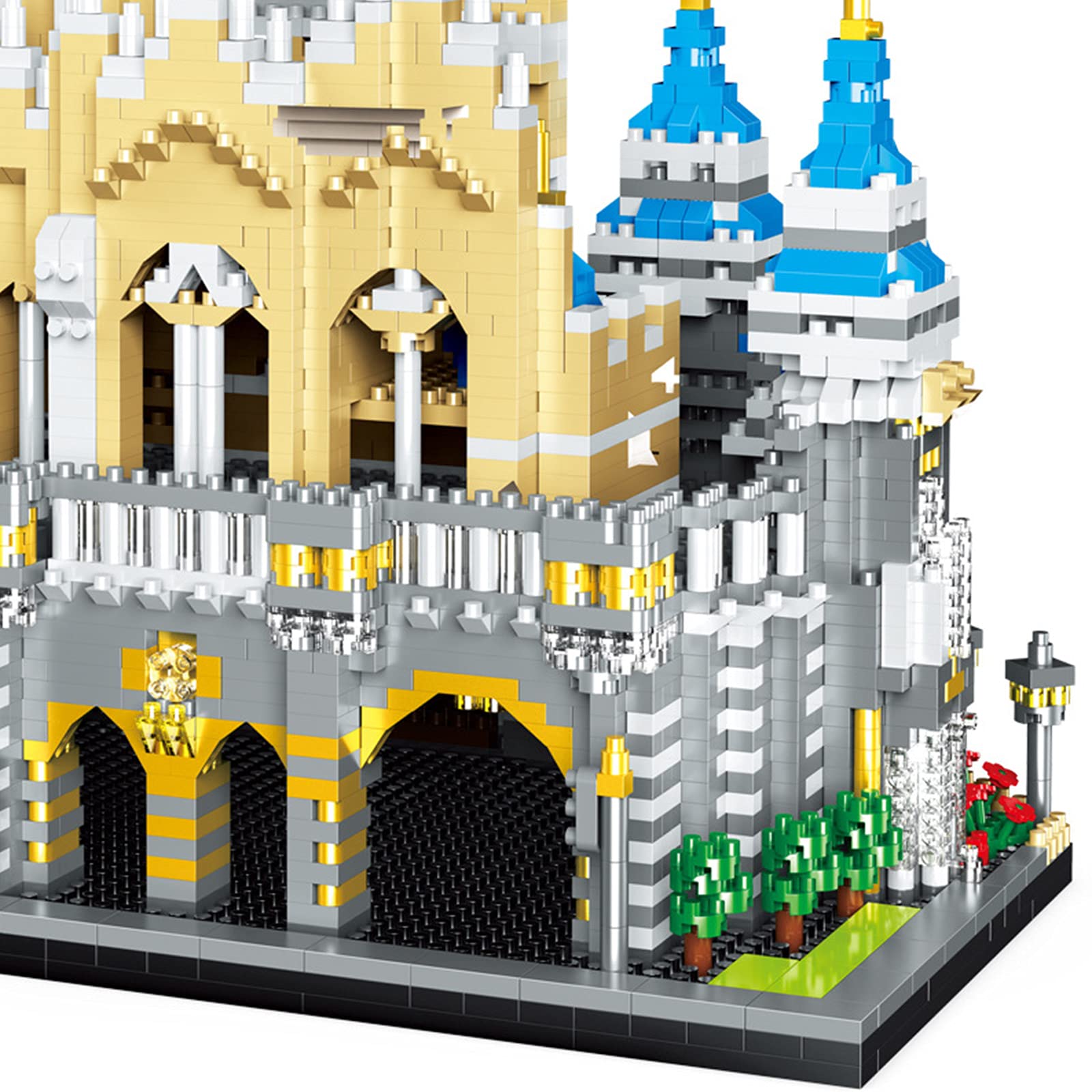 SXPC World Architecture Amusement Park Big Dream Castle Model (5297Pcs) DIY Micro Mini Blocks Building Toy for Kid and Adult