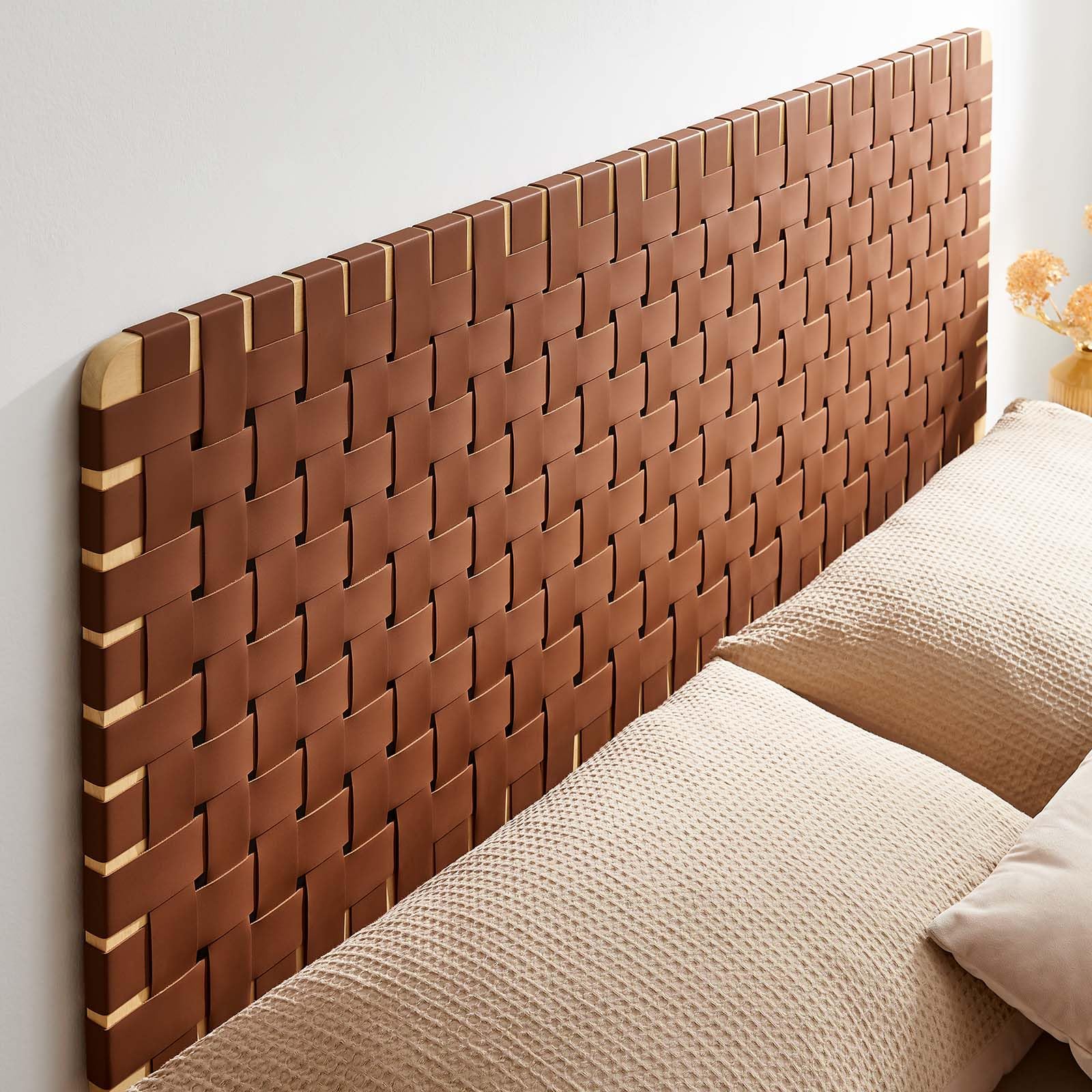 Modway Sparta headboards, Queen, Natural Brown