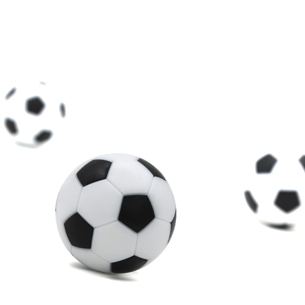 BQSPT 32mm Foosball Balls Foose Balls Table Soccer Game Replacement Foosballs 16pcs,Foosball Balls Official 32mm Mini Table Footballs Ball Accessory Black(16 Pack)