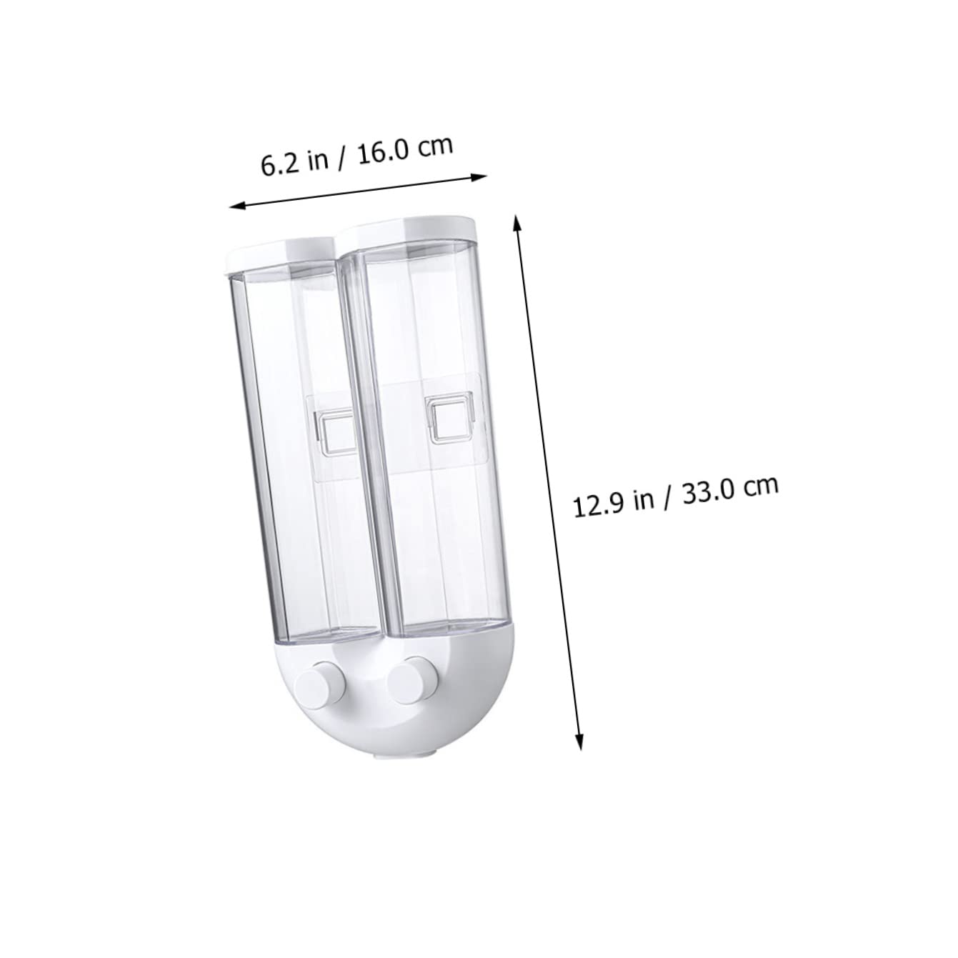 CIYODO 2 pcs Wall-mounted Wall- for Organizer Bucket Household Flour Baking Dry Large Rice Grain Restaurant Tea Storage Seasoning Canister Kitchen Food Container Grains Containers