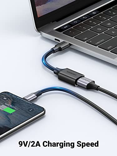 UGREEN USB C to USB 3.1 Adapter,USB C Female to USB Male Adapter,Type C Adapter OTG Cable Compatible with MacBook Pro 2022, MacBook Air/Mini,iPad Mini/Pro 2022, Samsung Galaxy S22 Google Pixel