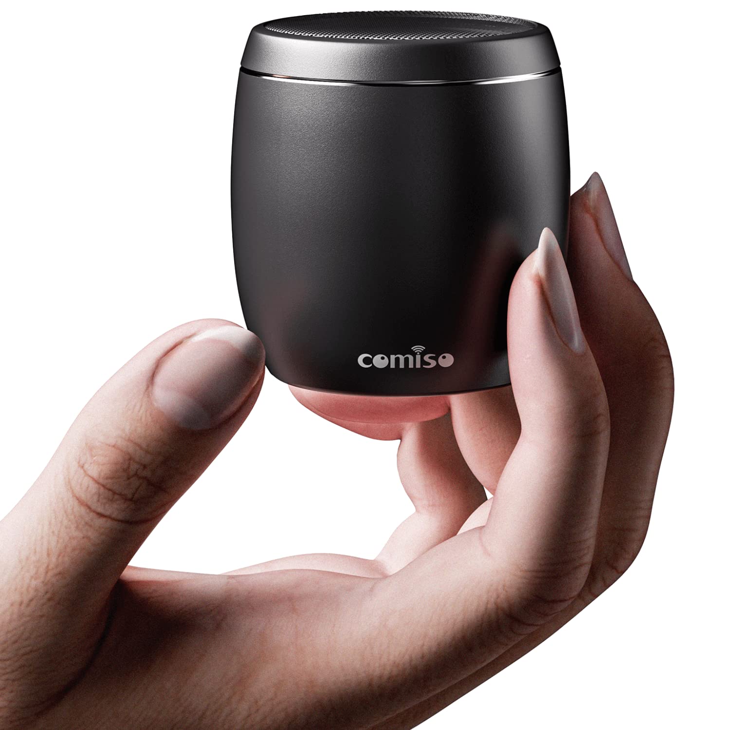 Bluetooth Small Speaker with HD Stereo Sound and Robust Bass. Mini Speaker with Built-in-Mic, Hands-Free Call, Portable Speaker with 12H Playtime. Bluetooth Speakers for iPhone, Hiking Biking Gift.