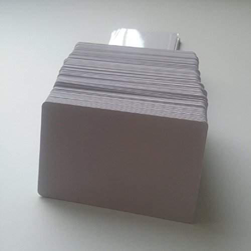 Thin (20 Mil) Inkjet PVC Cards (50 Pack) - Inkjet Printable PVC ID Cards - Brainstorm ID Enhanced Ink Receptive Coating - Waterproof & Double Sided Printing - Works with Epson & Canon Inkjet Printers