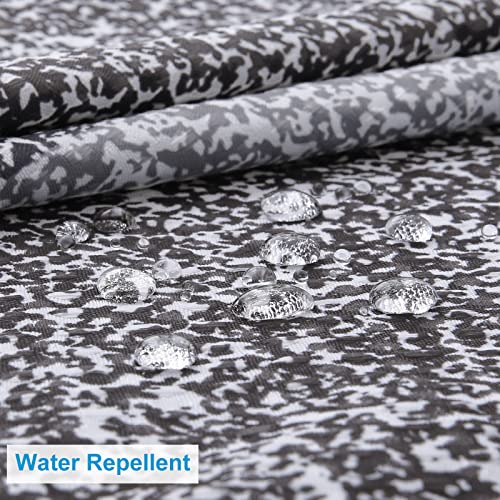 OLANLY Waffle Shower Curtain 72x72 Inches, Heavyweight Fabric, Machine Washable, Waterproof, Hotel Luxury Spa, Simple Modern Grey Shower Curtains for Bathroom, Guest Bath, Stalls and Tubs