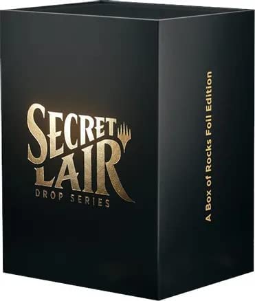 Magic: The Gathering Secret Lair Premium Foil: MTG Secretversary Superdrop Box of Rocks