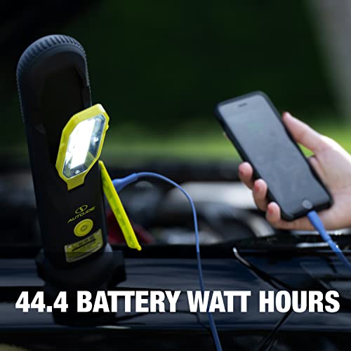 Auto Joe AJS8000 Cordless 12-Volt High Performance Vehicle Jump Starter, W/ 3W 500-Lumen LED Light, 2 USB Output, & SOS Signal, Multi-Use, Car, Truck, & Boat