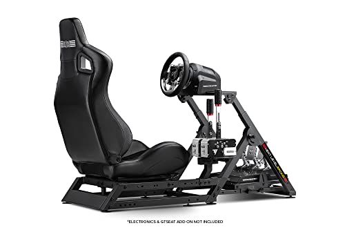 Next Level Racing Wheel Stand 2.0. Steering wheel stand for Thrustmaster, Fanatec, moza Racing on PC and video game consoles. Upgradeable to full cockpit with GTSeat add-on (not included)