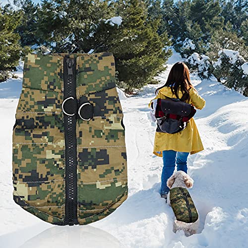 Dogs Sweaters for Extra Large Dogs Fashion Winter Small Dog Jacket Coat Vest Dogs Camouflage Pet Clothes Plain Dog Shirts Bundle
