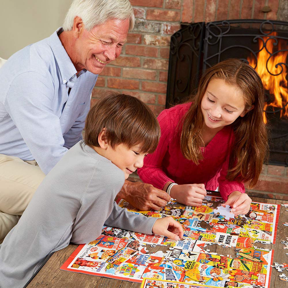 White Mountain Puzzles Out to Lunch, 1000 Pieces Jigsaw Puzzle