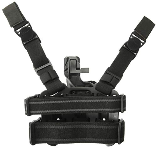 BLACKHAWK Serpa Level 3 Tactical Black Holster, Size 00, Right Hand (Glock17/19/22/23/31/32)