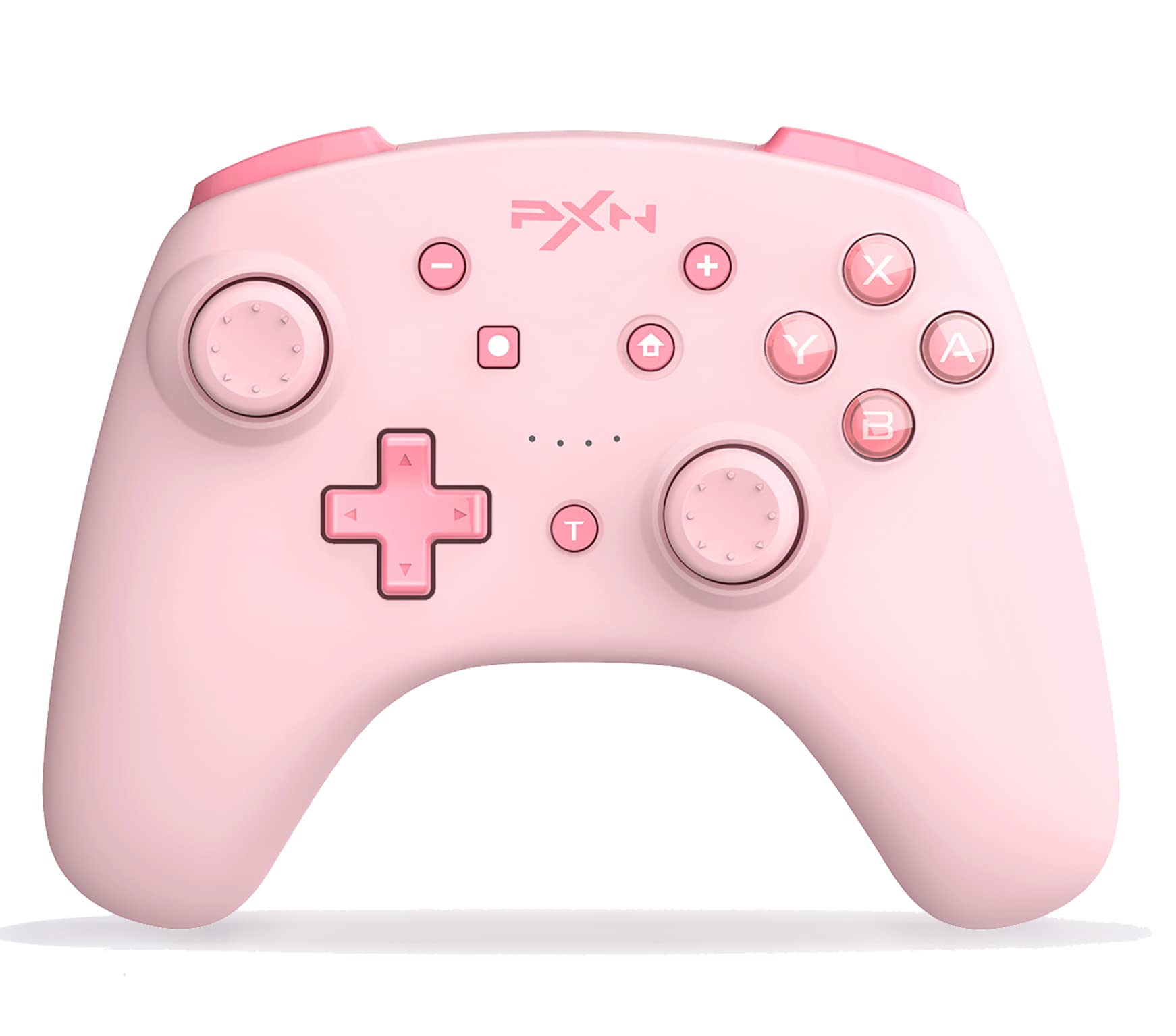 PXN Wireless Switch Controller, Gamepad Joystick with NFC/Amibo/Turbo, Screenshot Gyrox Axis and Dual Vibration, Switch for Nintendo Switch (Pink)