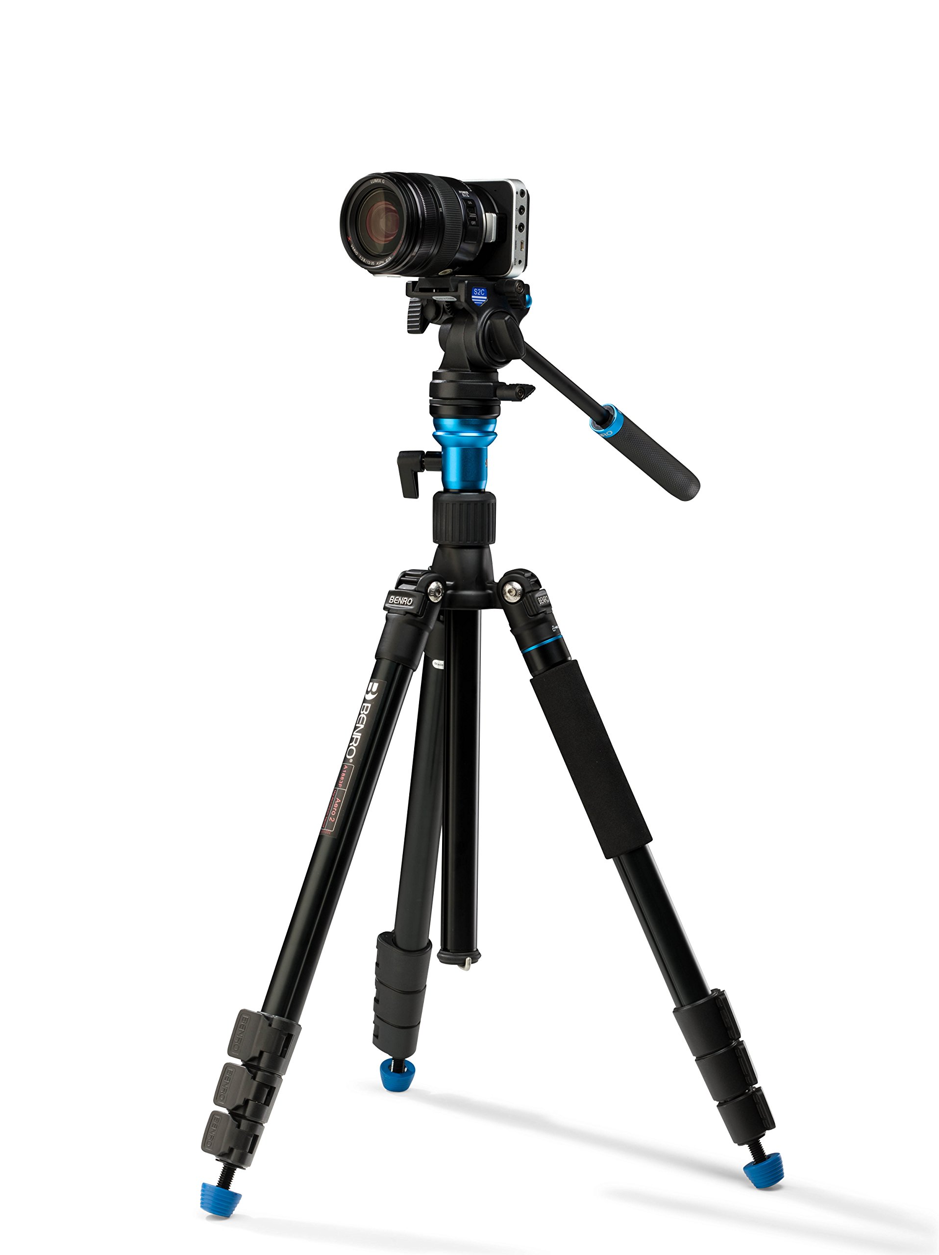 Benro Aero 7 Carbon Fiber Travel Video Tripod Kit with S7 Video Head (C3883TS7)