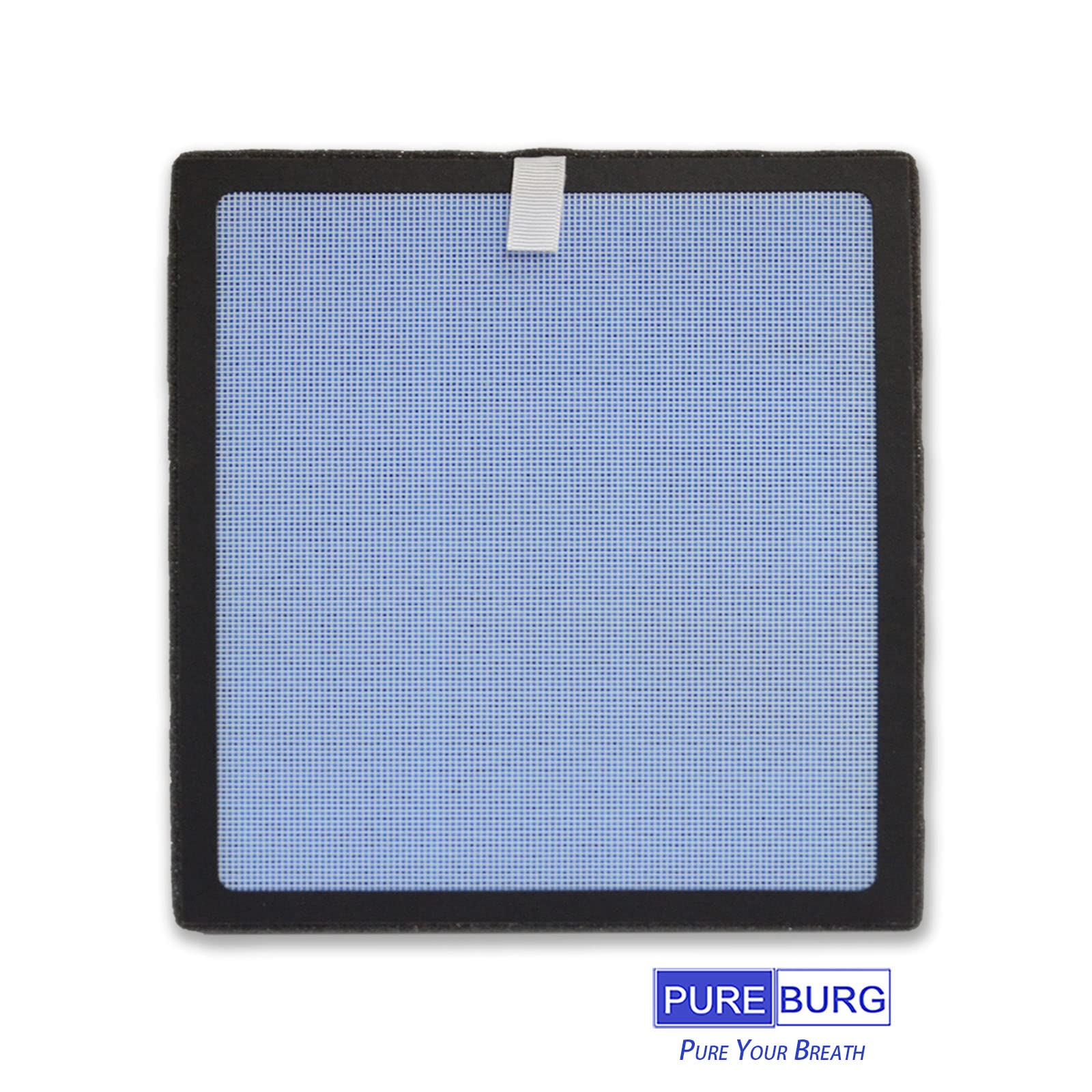 PUREBURG Replacement Filters Compatible with YIOU R1 P1802 Air Purifier & Elechomes P1801 Air Purifier,2-Pack H13 True HEPA + Activated Carbon 2-in-1