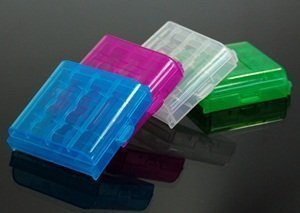 TheLovelyBird 4PCS of AA/AAA 4 Cell Battery Case/Holder