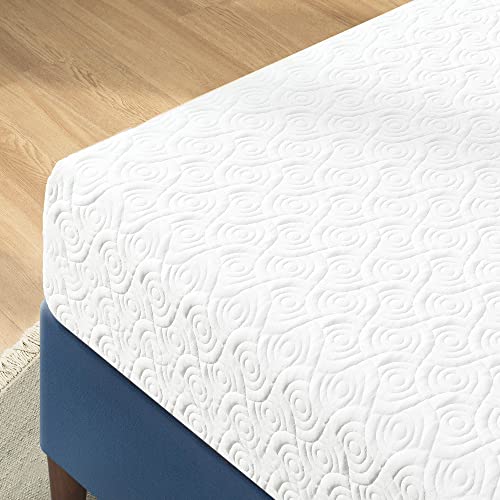 Best Price Mattress 9 Inch Signature Gel Memory Foam Mattress, Cooling Gel Infusion, Queen White