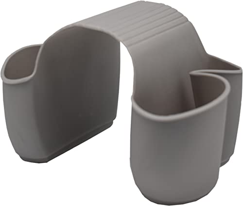 Black Duck Brand Set of 2 Soft Sink Caddies - One Size Fits Most - Features Drainage Holes for Easy Drying - Clear Up Space on Your Counter (2)
