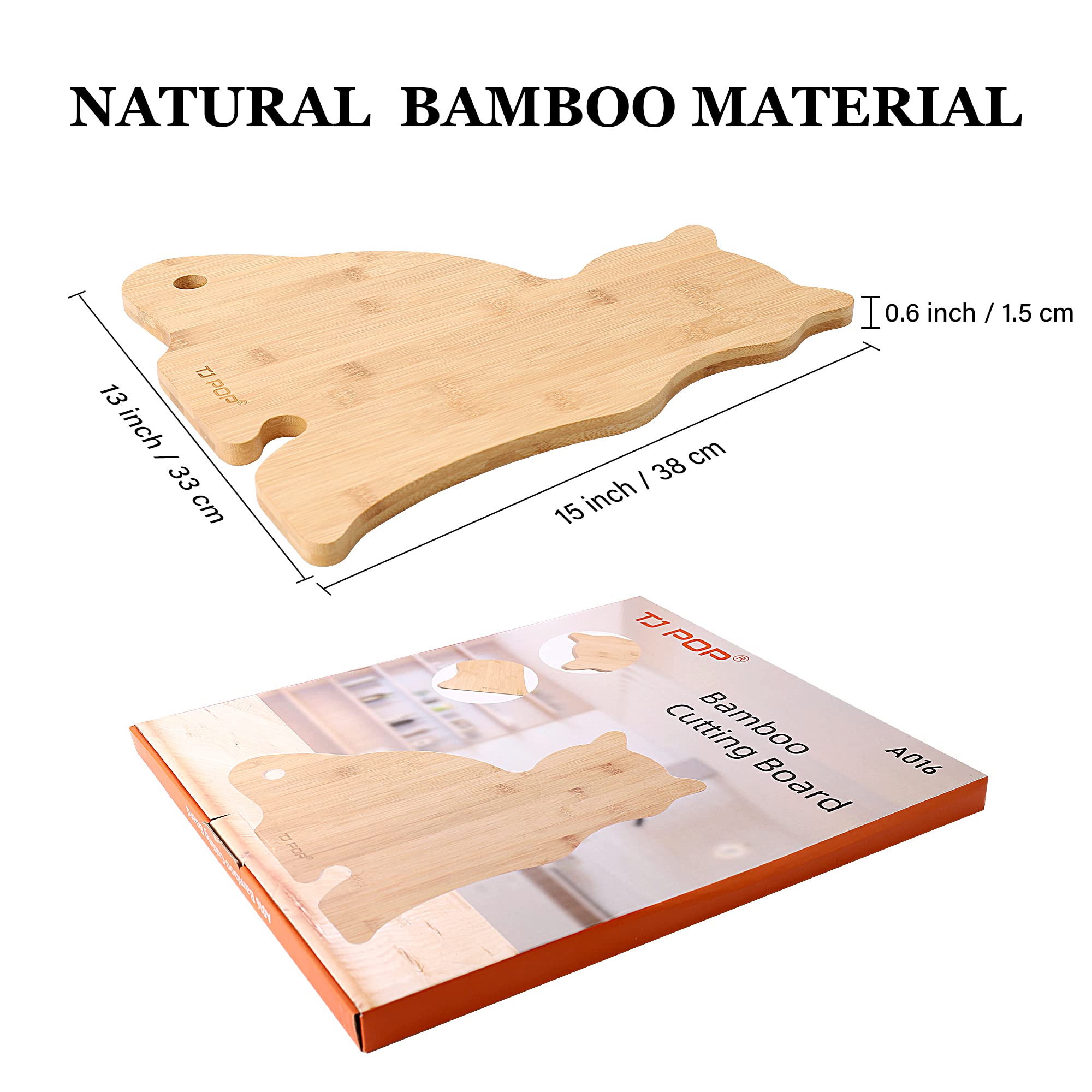Cat Shaped Charcuterie Board Funny, Kids Serving Board, Cute Cheese Board, Personalized Bamboo Cutting Board 15" x 13" x 0.6β