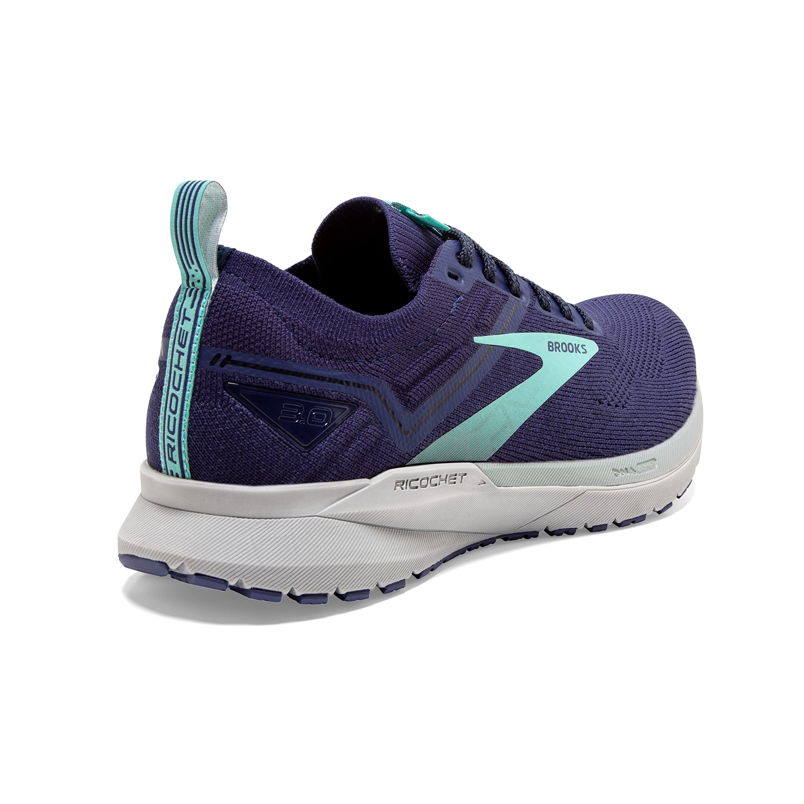 Brooks Ricochet 3 Women's Neutral Running Shoe - Peacoat/Ribbon/Blue Tint - 11