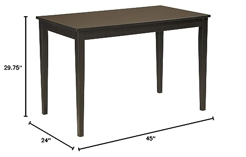 Signature Design by Ashley Kimonte Rectangular Dining Room Table, Black