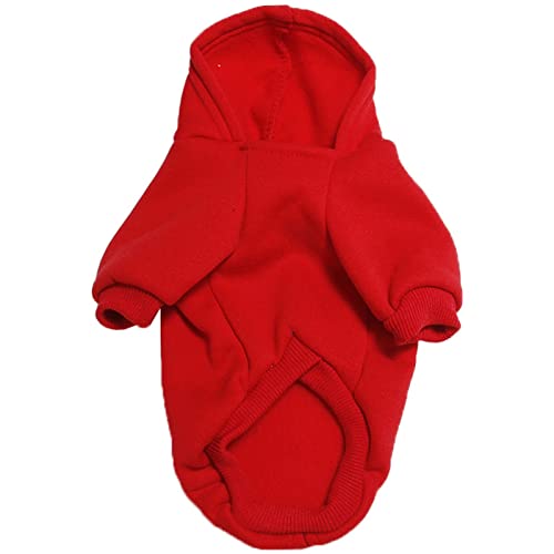 Dogs Pullover Sweater Winter Dog Clothes Sweater Warm Christmas Pet Sweaters For Small Dogs Pet Clothing Pet Solid Antlers Pullover Sweater Puppy Apparel 5 Sizes Pet Clothes for Medium Dogs (Red, XXL)