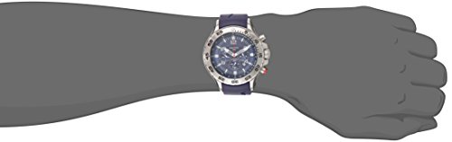 Nautica Men's N14555G NST Stainless Steel Watch with Blue Resin Band