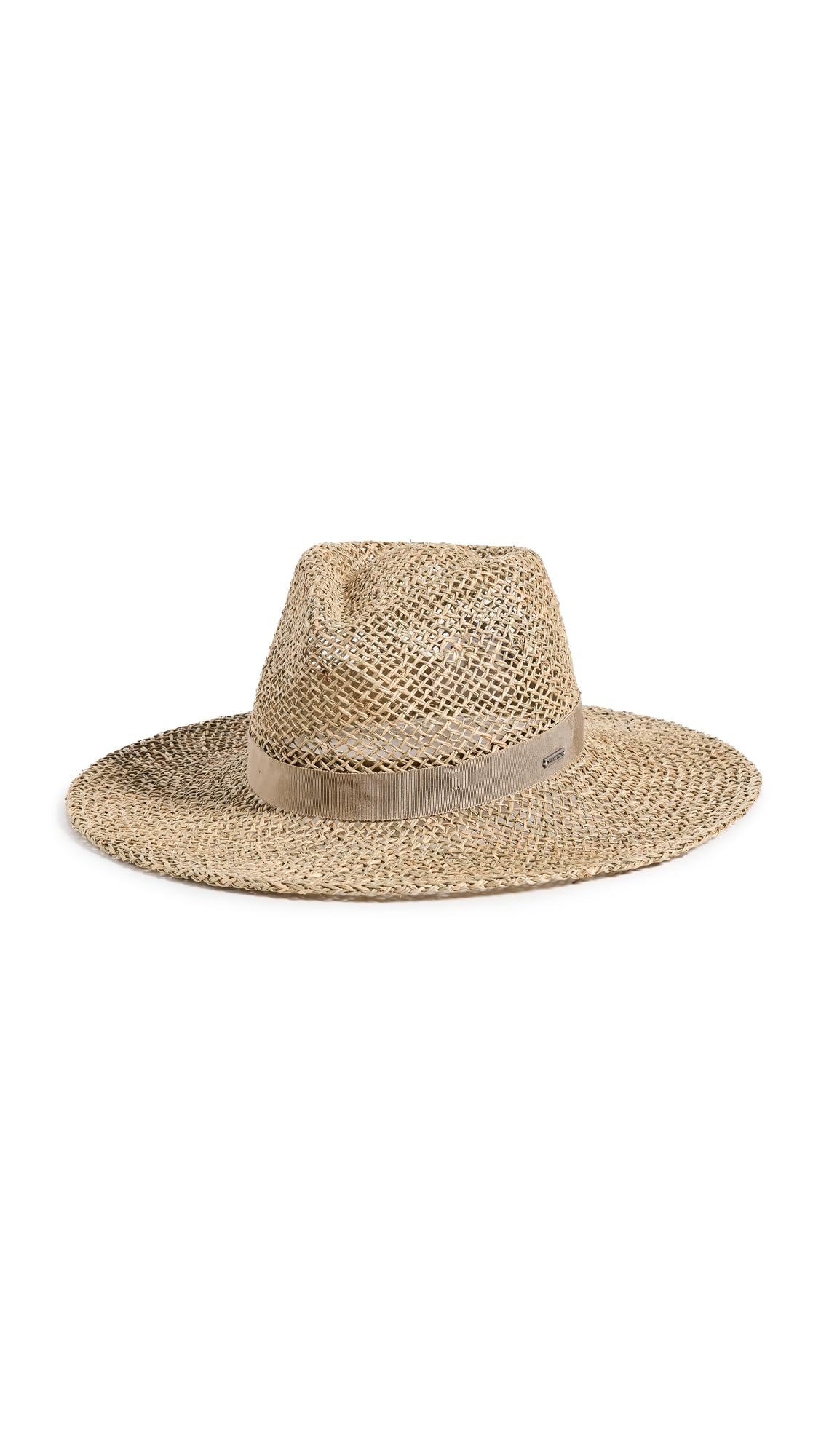 Brixton Women's Joanna Straw Hat, Tan Seagrass, M